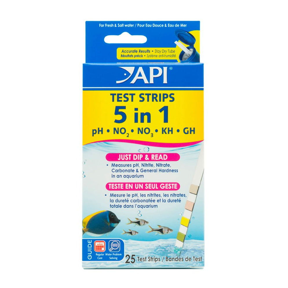 API 5 In 1 Aquarium Test Strips — Pet Wish Pros