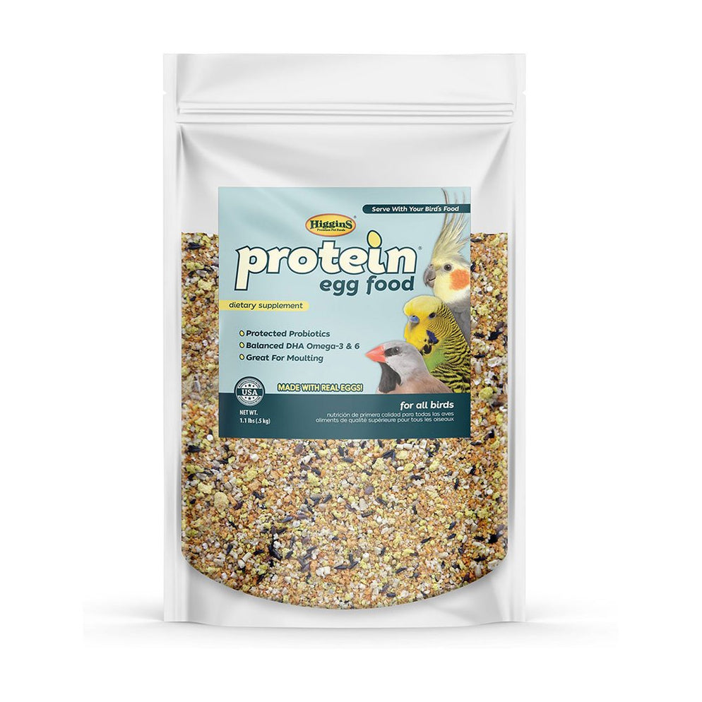 Higgins Premium Foods Protein Egg Food Dietary Supplement for Birds ...