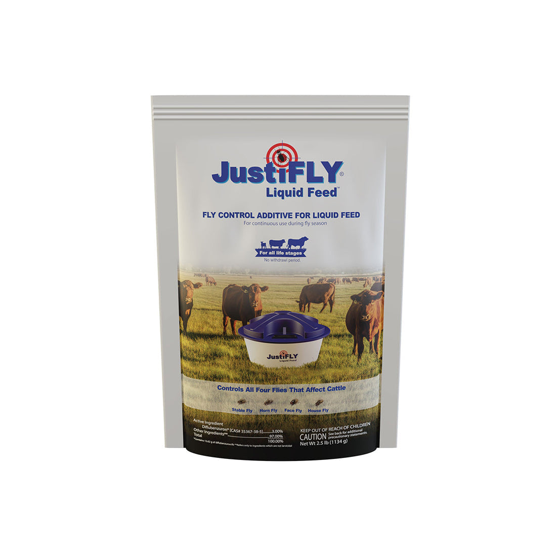 JustiFLY Liquid Feed Fly Control Additive — Pet Wish Pros