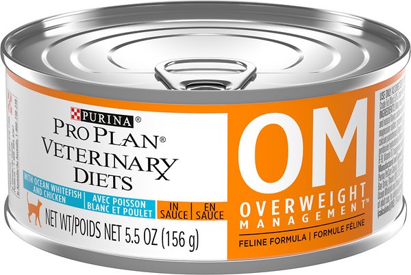 Purina Pro Plan Veterinary Diets OM Overweight Management Wet Cat Food ...