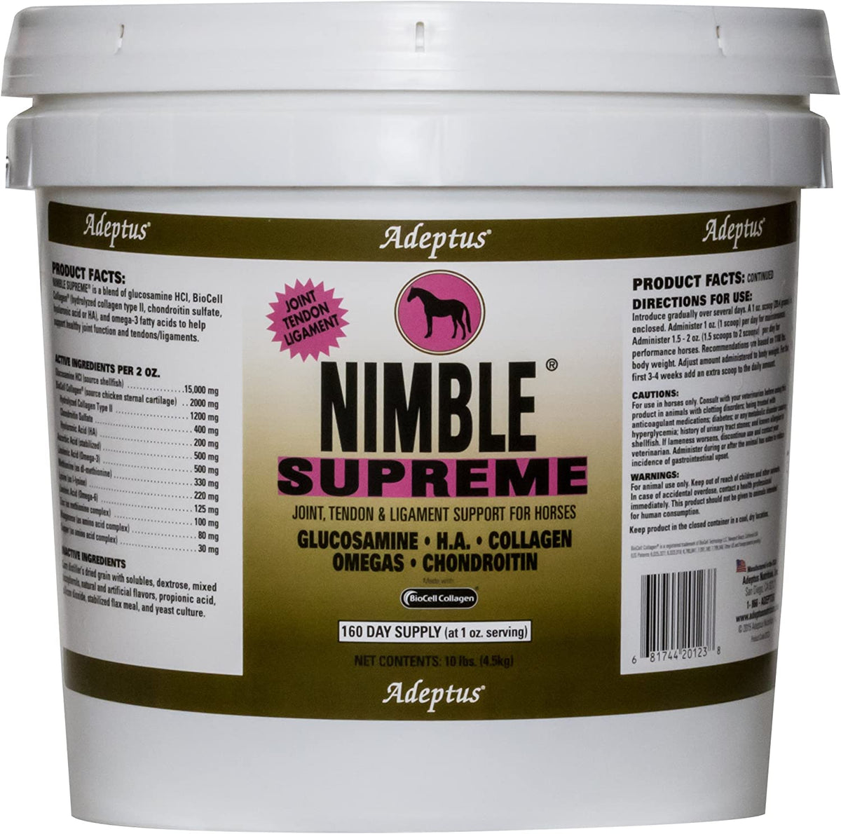 Adeptus Nutrition Nimble Supreme EQ Joint Supplements — Pet Wish Pros