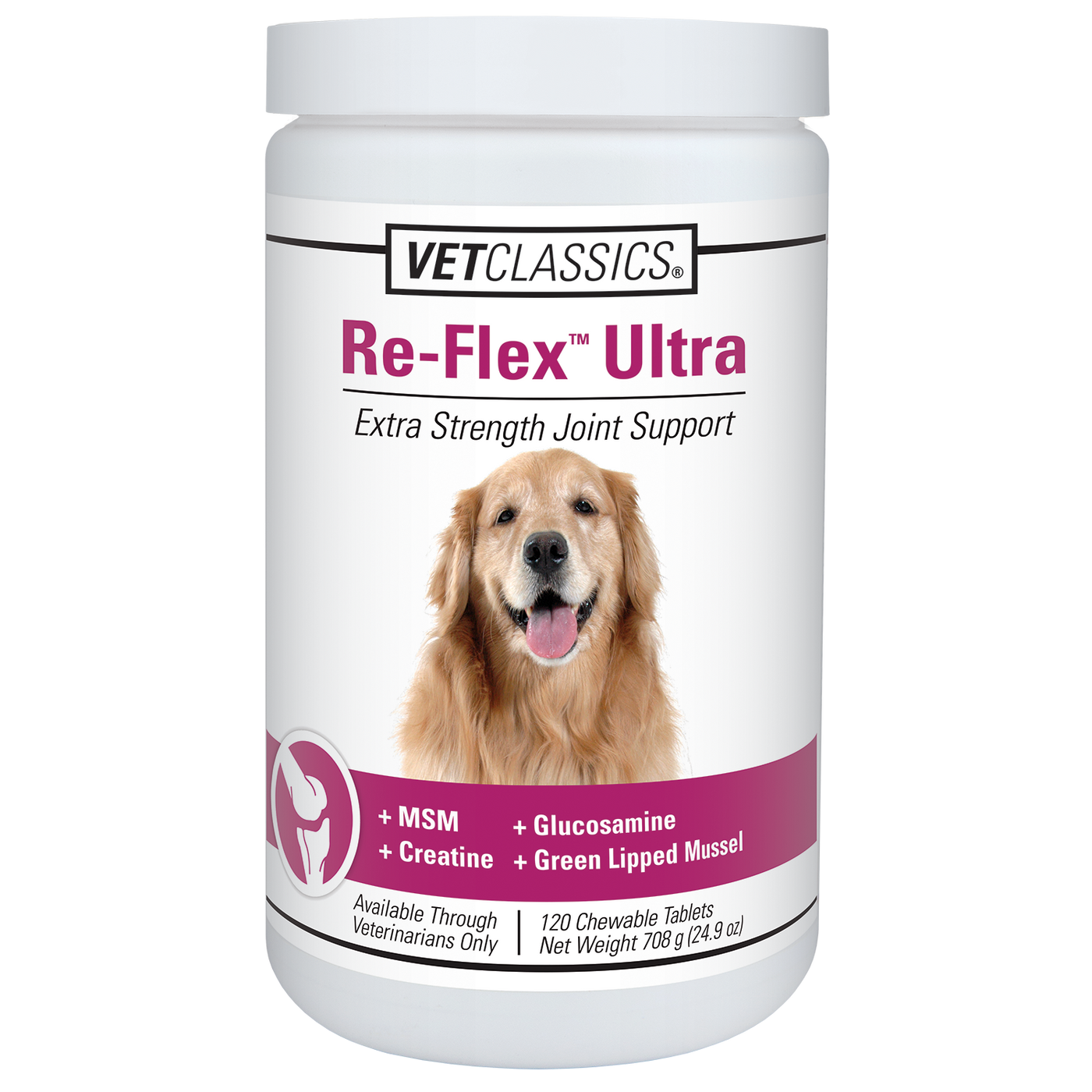 VetClassics Re-Flex Ultra Joint Support Chewable Tablets for Dogs — Pet ...