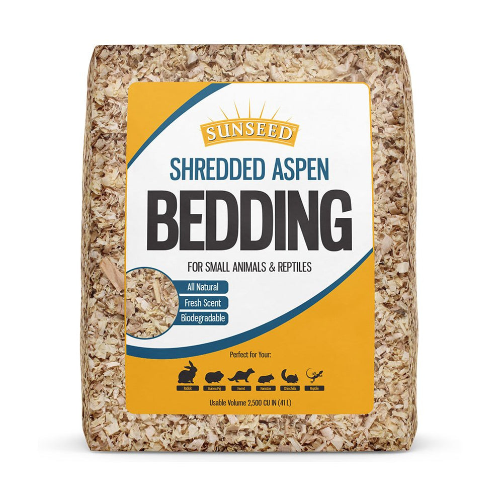 Sunseed Shredded Aspen Bedding for Small Animal & Reptiles — Pet Wish Pros